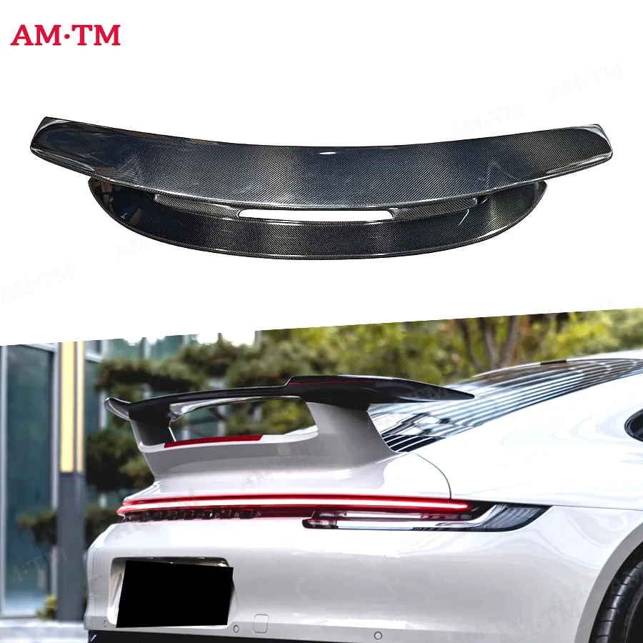 For Porsche 911 992 Carrera SD Style 2019-2023 Carbon Fiber Spoiler ...
