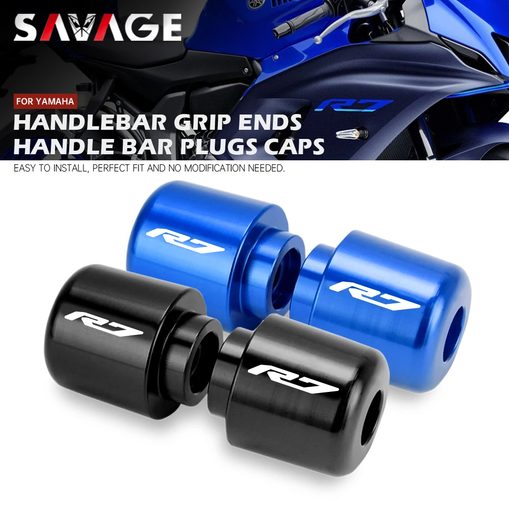 Handlebar Grips End Caps For Yamaha Yzf R7 Yzfr7 2021 2022 Yzf-r7 ...