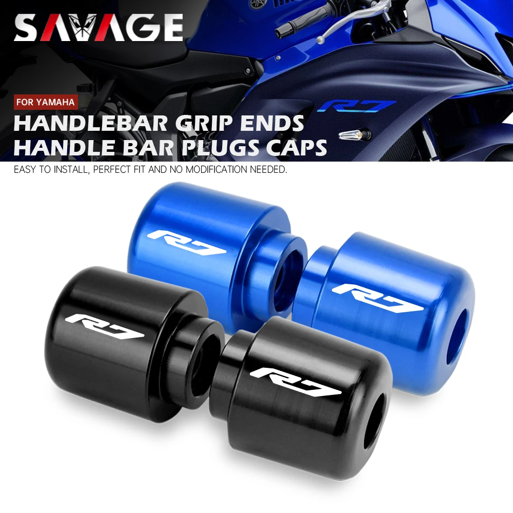 Handlebar Grips End Caps For Yamaha Yzf R7 Yzfr7 2021 2022 Yzf-r7 ...