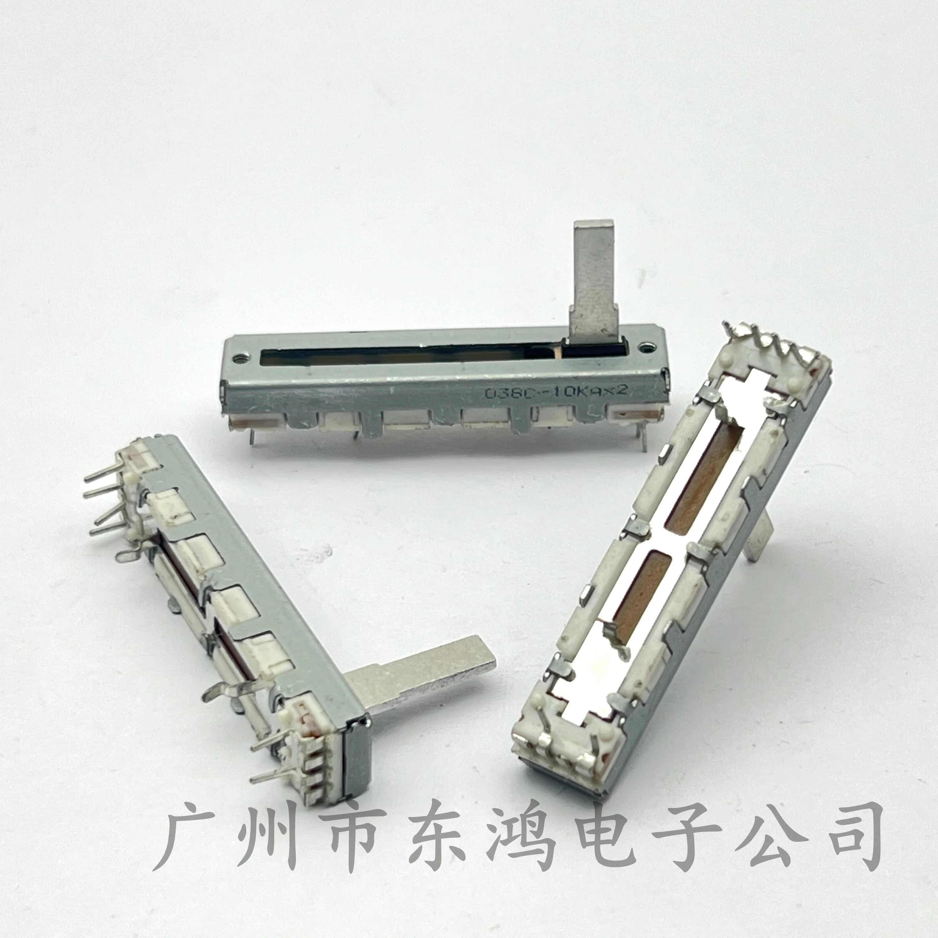 1-pcs-Japan-ALPS-45MM-straight-slide-potentiometer-duplex-6-pin-10KAX2 ...