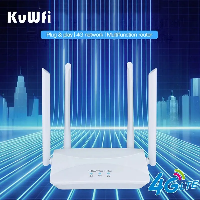 KuWFi-4G-Lte-Router-Wireless-Wifi-150Mbps-Home-Router-Hotspot-with-Sim ...