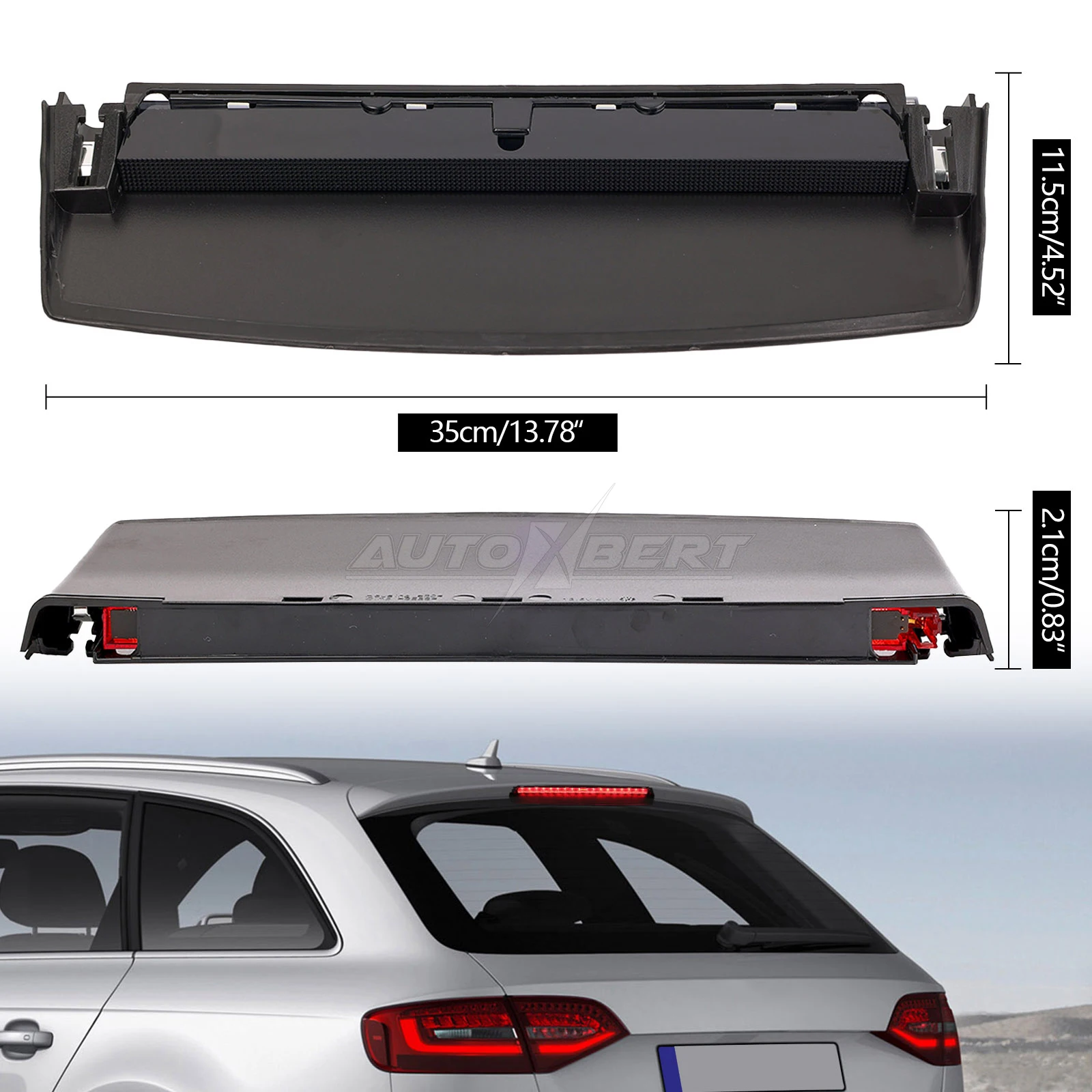 Third-Brake-Light-Smoke-Black-Len-LED-Central-High-Parking-Light ...