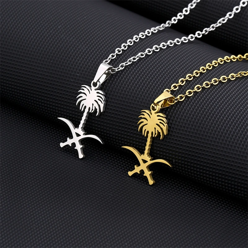 Saudi-Arabia-National-Emblem-Symbol-Pendant-Necklace-Kingdom-of-Saudi ...