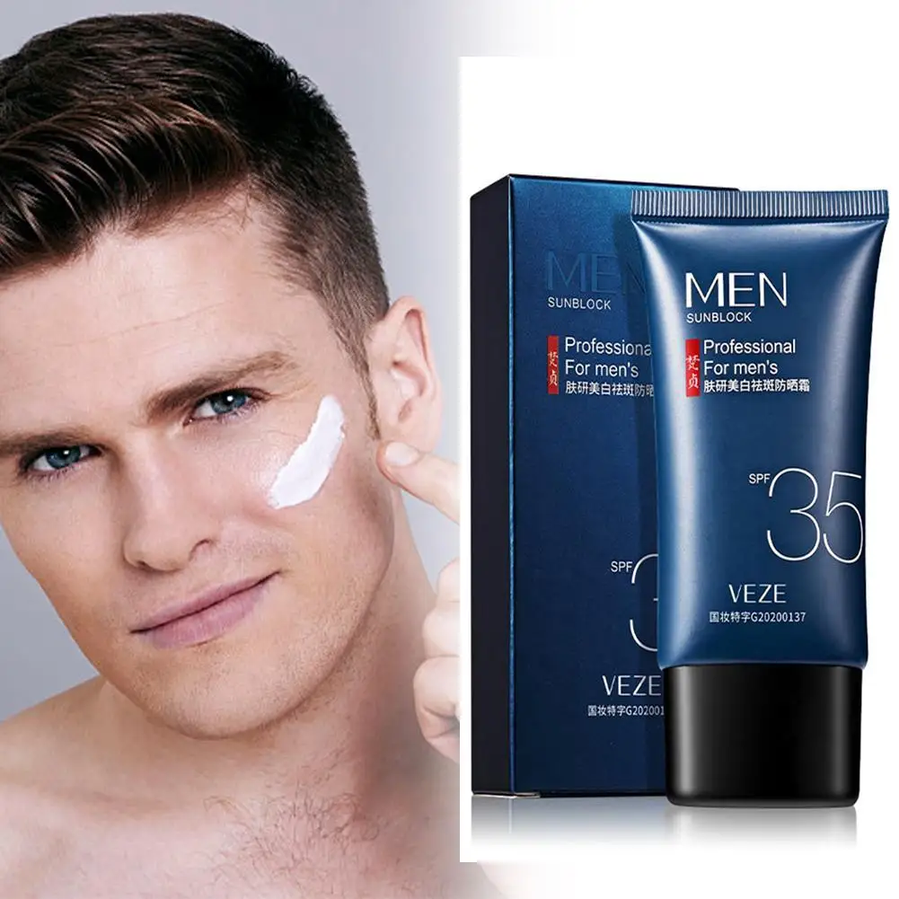 SPF 35 Sunscreen Cream For Men Non-Greasy Moisturizing Sunscreen For ...