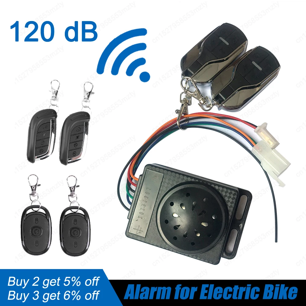 Anti-Theft-E-bike-Alarm-System-Electric-Scooter-Security-Remote-Control-Alert-for-Cycling ...