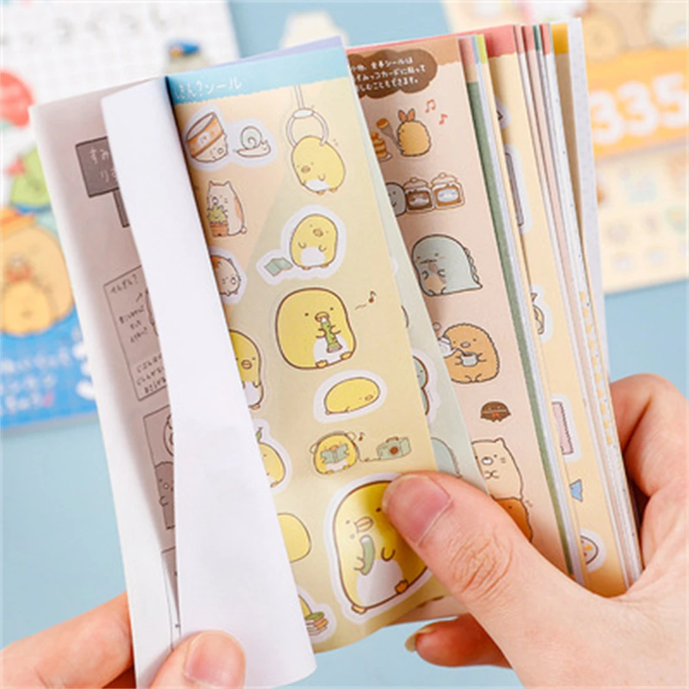 16 Sheets Kawaii Sticker Book Writing Paper Notebook Diy Album Diary ...