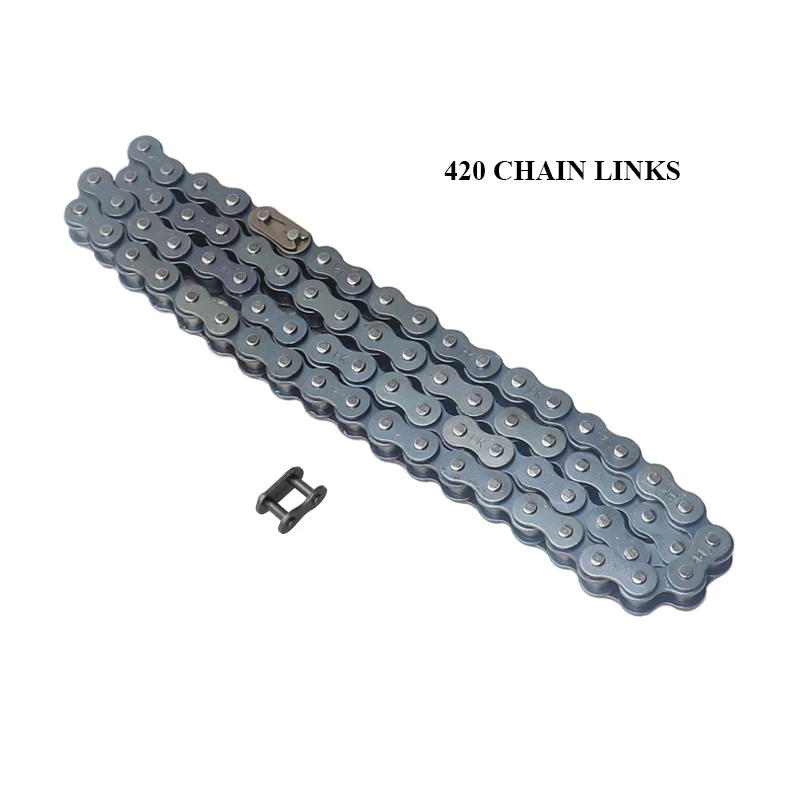Motorcycle 420 Chains 74/78/106/110 Links Drive Chain Link For 50cc ...