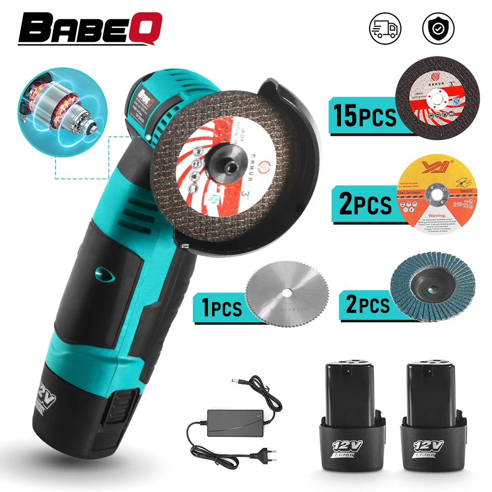 Mini Grinder Tool Angle Grinder Cordless Hancaner Mini Angle Grinder ...