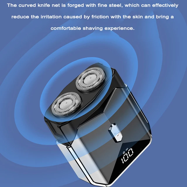 Xiaomi Electric Shaver Dual Batteries Digital Display LED Mini Razor ...
