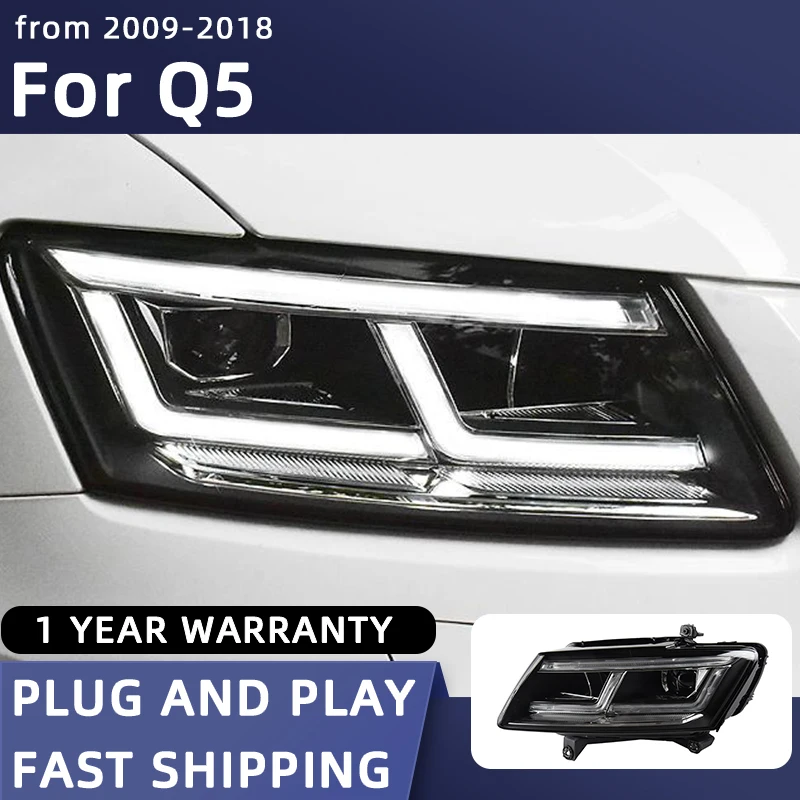Car-Styling-Headlights-for-Audi-Q5-LED-Headlight-2009-2018-Head-Lamp ...