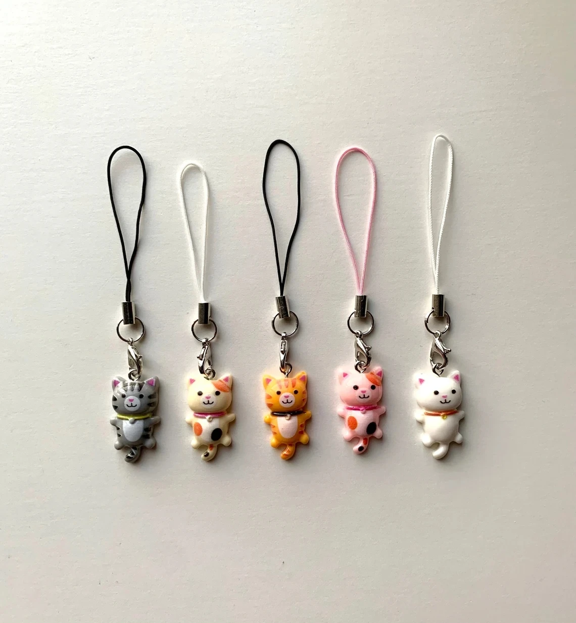 Kawaii-Cat-Charm-5-Options-Animal-Phone-Charm-Kawaii-Phone-Charm-Phone ...