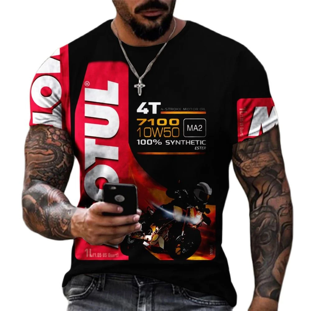 Camiseta-Castrol-Vintage-masculina-impress-o-a-leo-3D-tops-de-manga ...