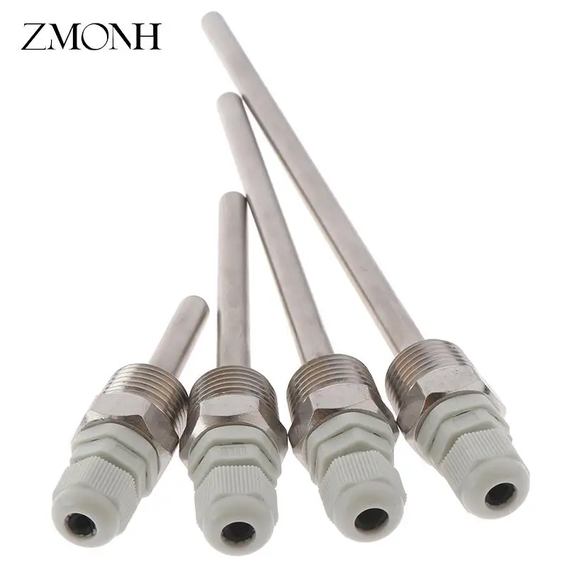 50-200mm Stainless Steel Thermowell 1/2" NPT Threads For Temperature ...