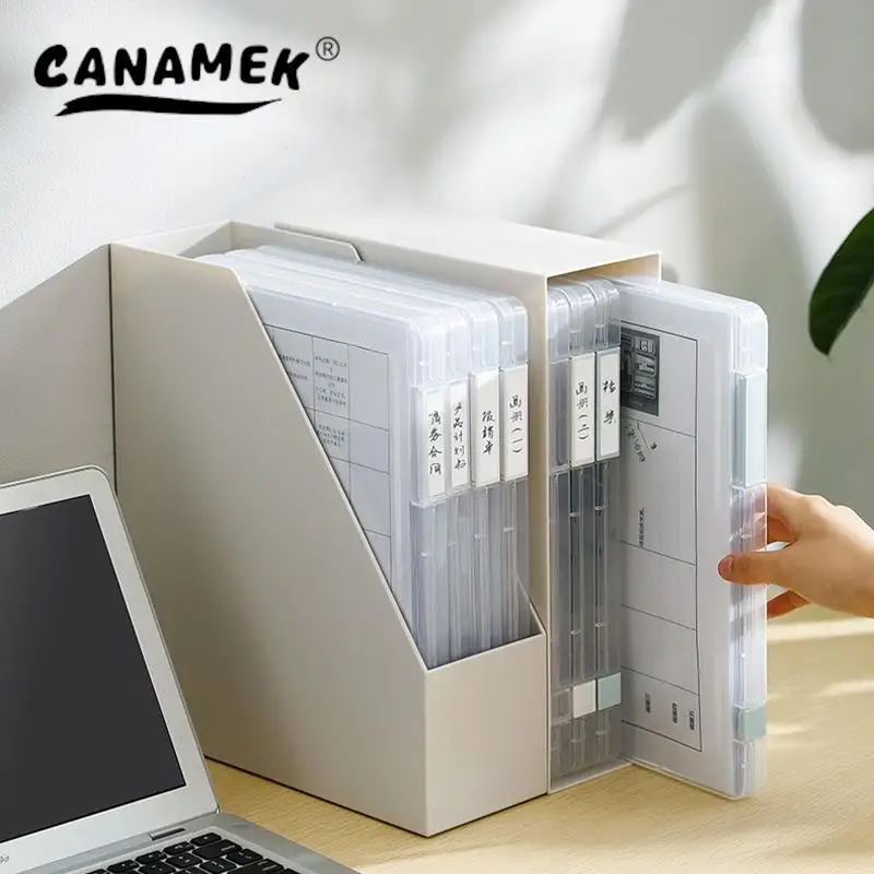 A4-File-Document-Organizer-Data-Book-Arquivo-Dados-Desktop-Sorting-Box ...