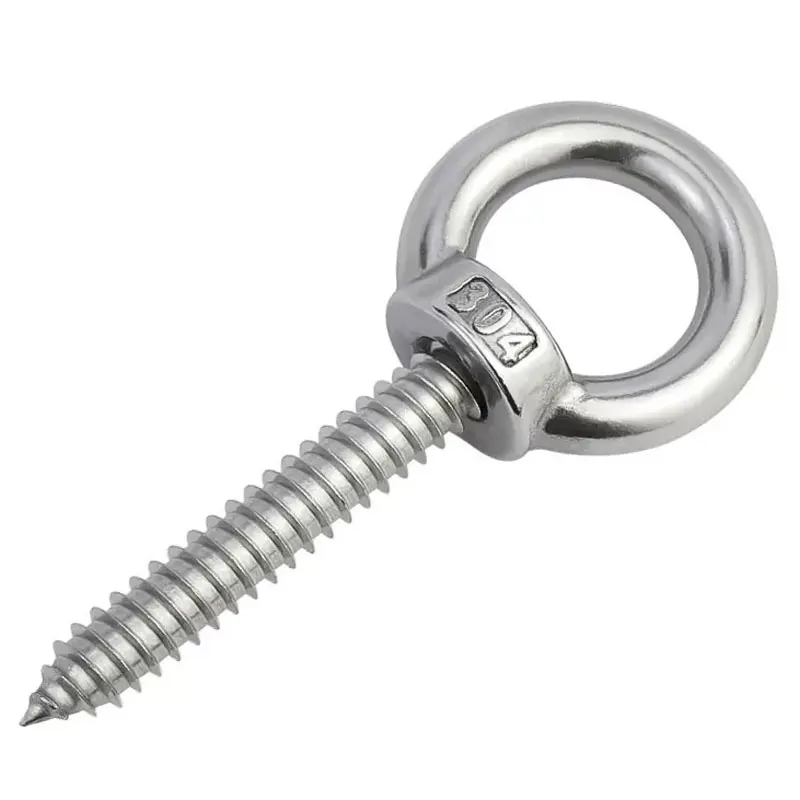 M4M5M6M8 304 Stainless Steel Hanger Ring Self-tapping Screws with Round ...