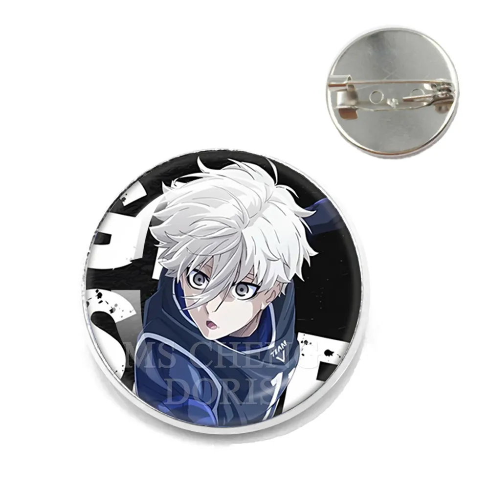 BLUE-LOCK-Bachira-Meguru-Chigiri-Hyoma-Seishiro-Nagi-Glass-Dome-Brooch ...