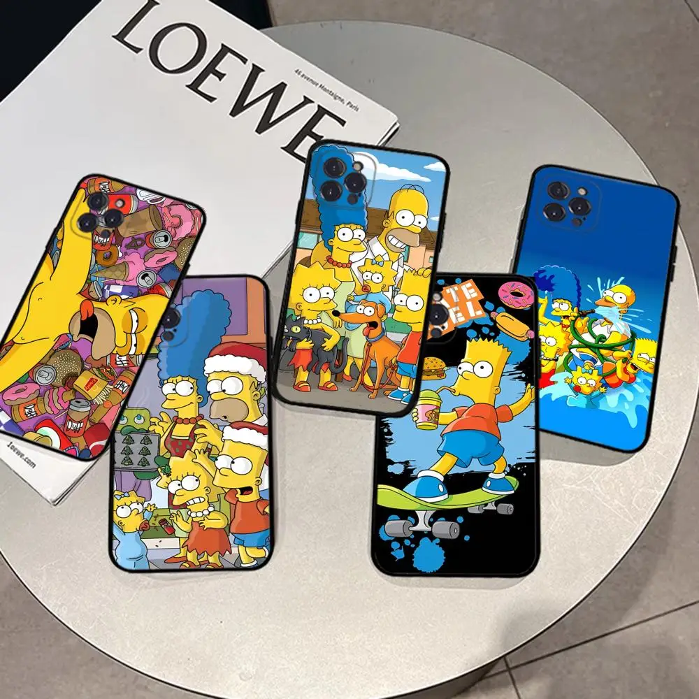 Cartoon-Homer-S-Simpson-Phone-Case-Silicone-Soft-for-iphone-15-14-13-12 ...