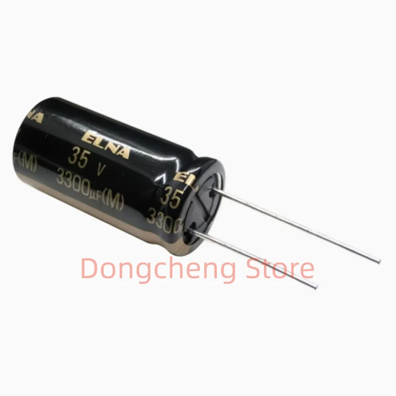 5-10PCS Original new 3300UF 35V Japan ELNA Audio Capacitor 35V3300UF 16 ...