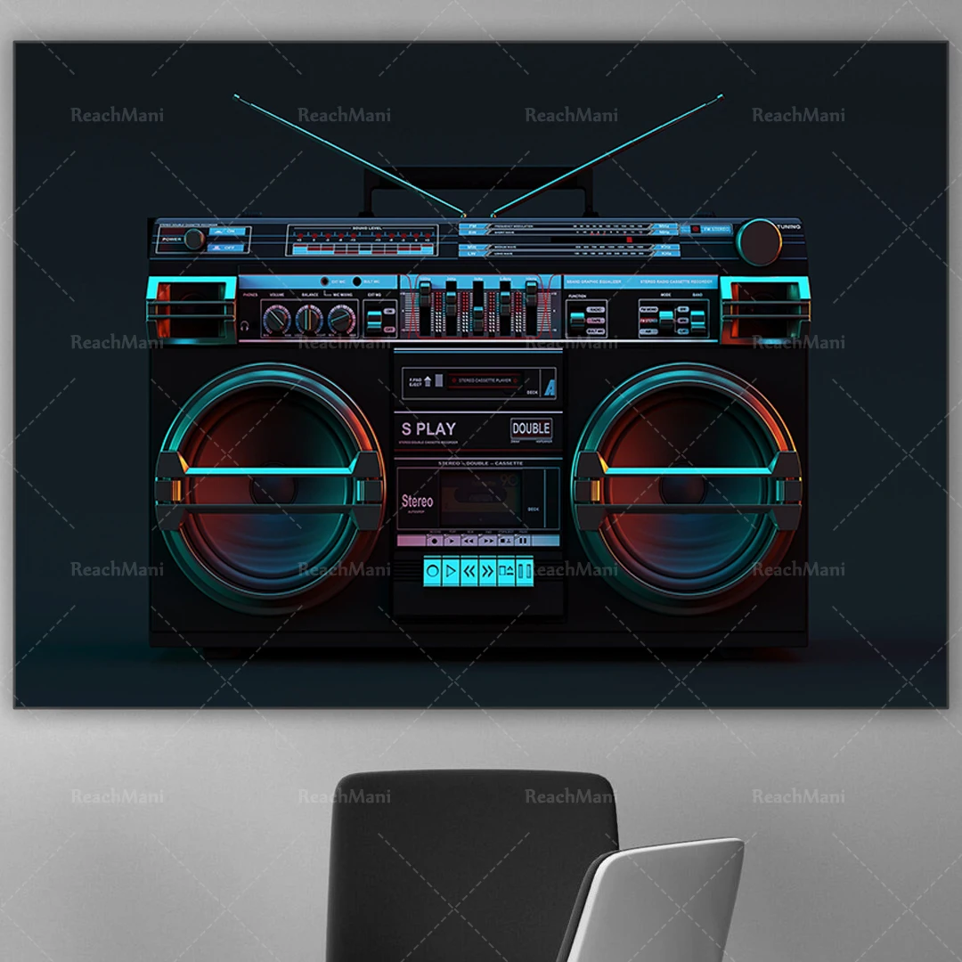 Ghetto Blaster Boombox