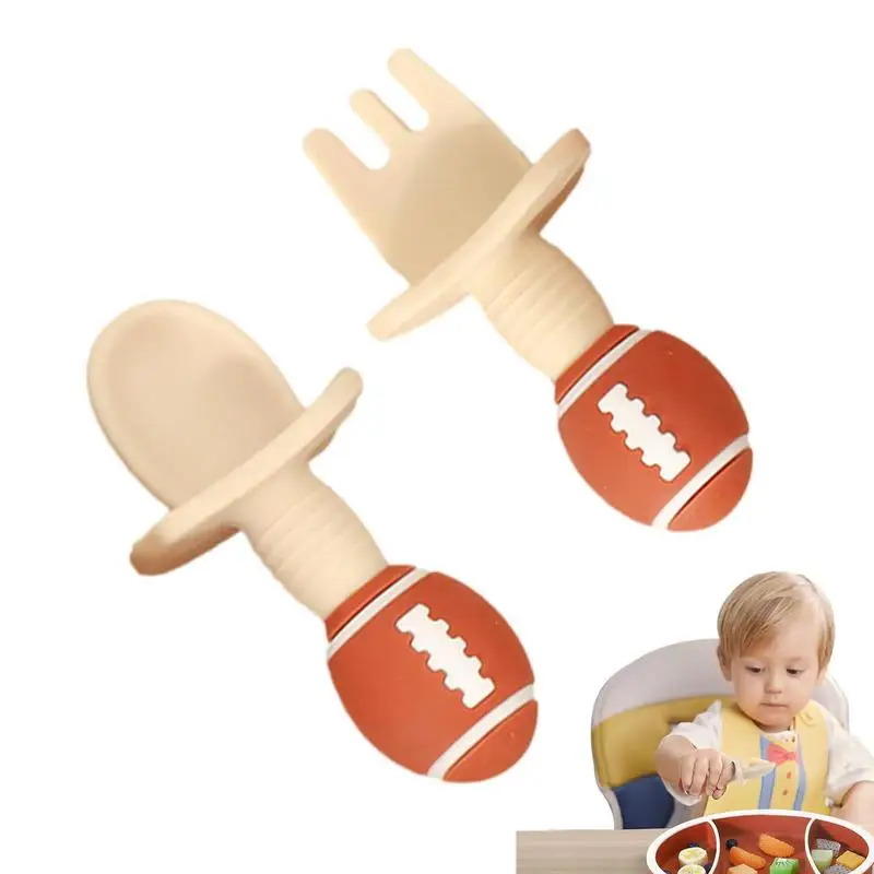 Silicone-Divided-Toddler-Plates-Rugby-Ball-Shape-Divided-Feeding ...