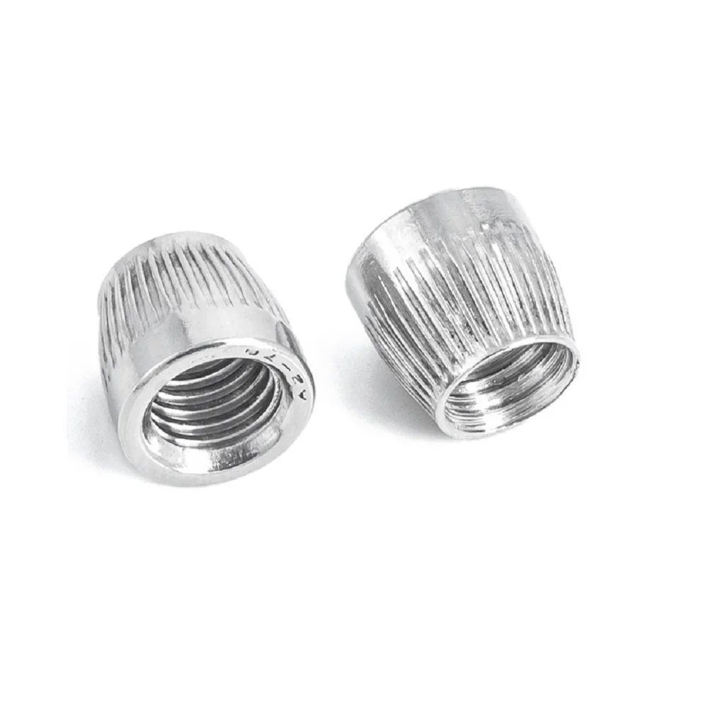 5pcs 304 stainless steel conical nut conical nut knurled implosion nut ...