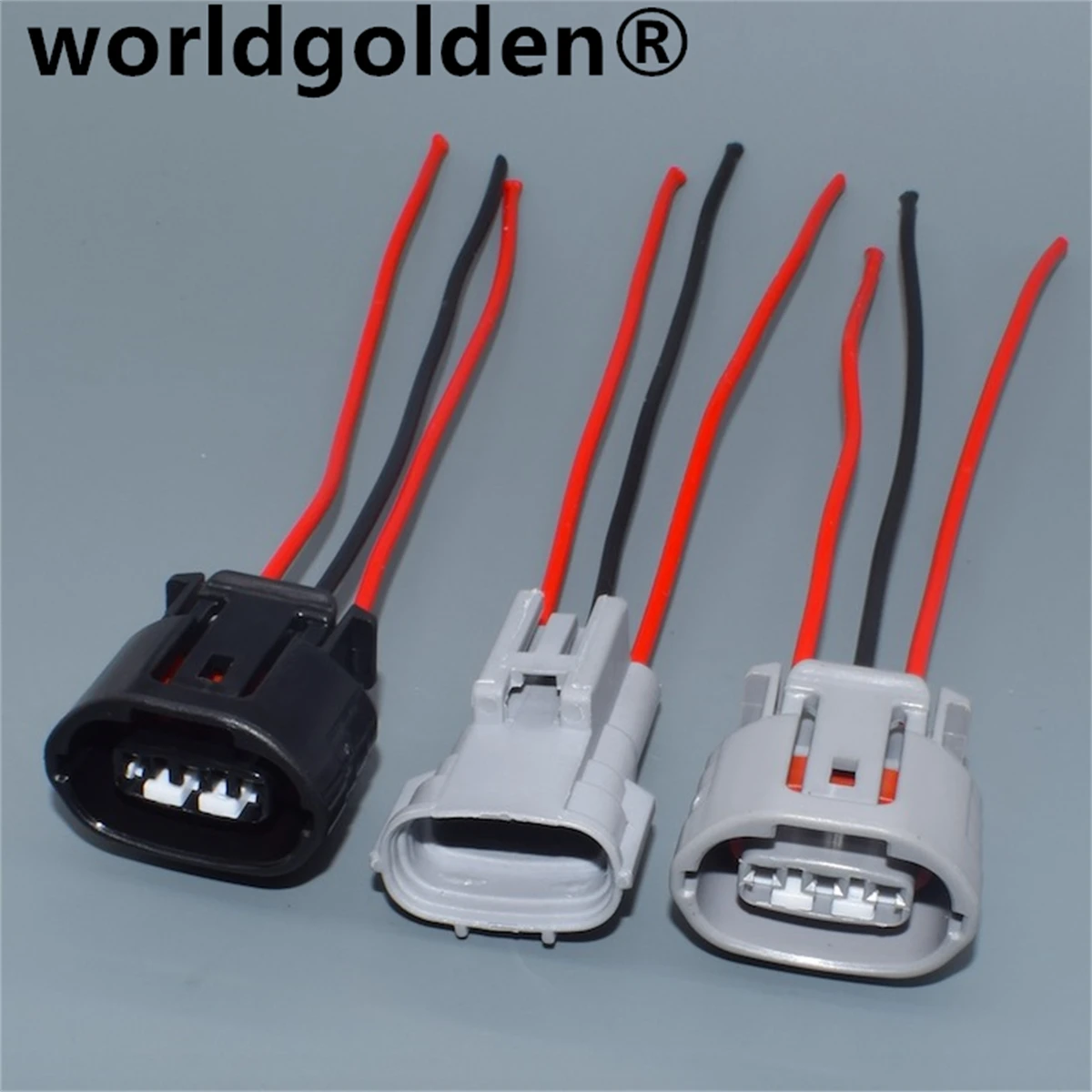 Worldgolden 3 Pin/Way Oval Style Alternator Plug Connector For Toyota ...
