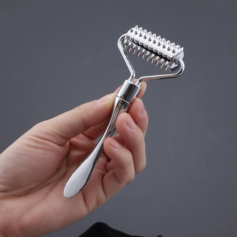 2023 New Wheel Gear Spiked Wartenberg Pinwheel Pin Pricking Ensation Wheel Roller BDSM Fetish ...