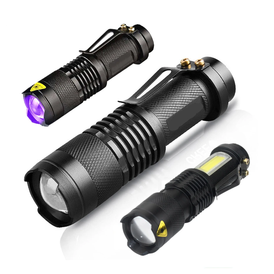 Led Flashlight Zoom Mini Tourch Led 7w 2000lm Waterproof 3 Modes ...