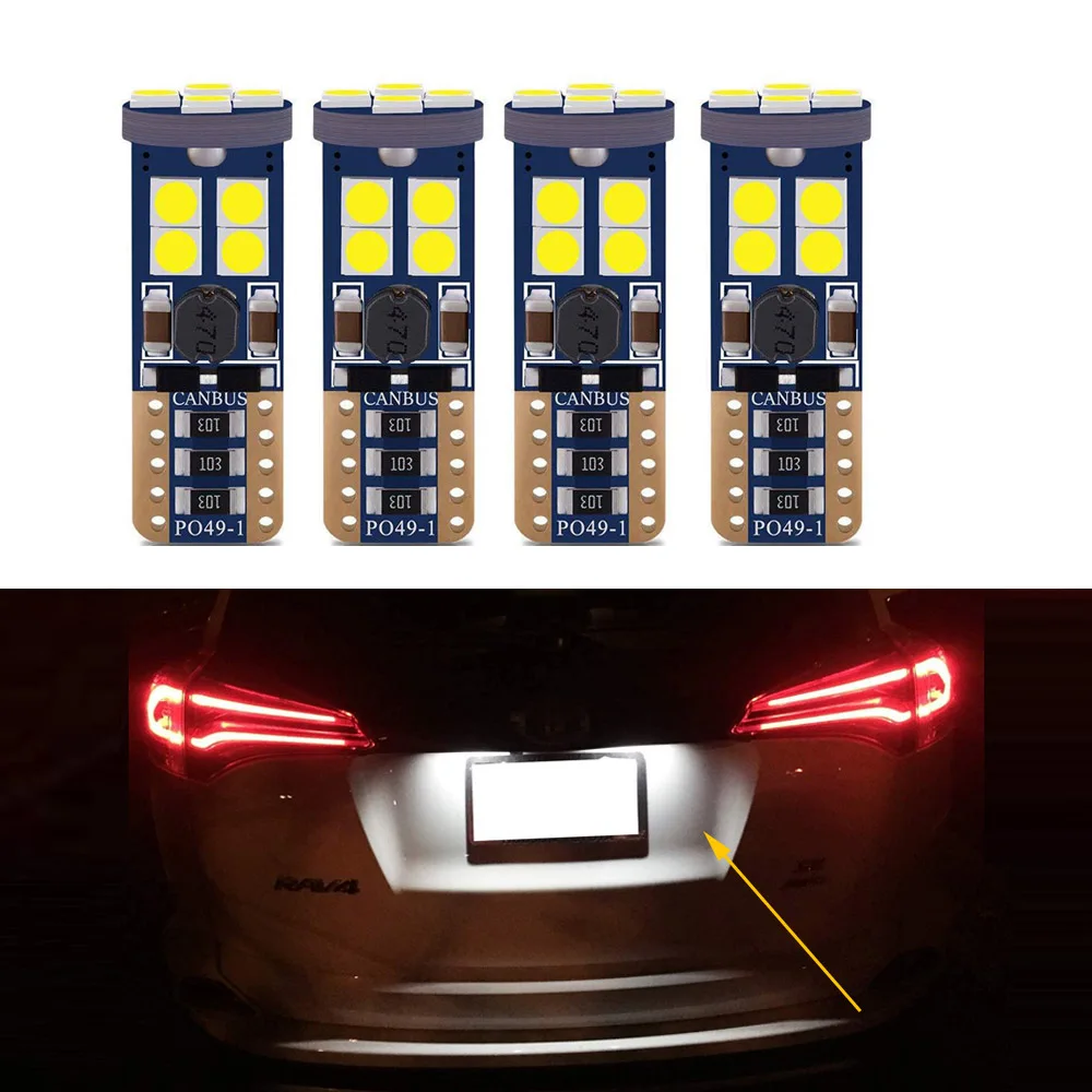 4Pcs-White-12V-For-Toyota-RAV4-RAV-4-1996-2015-2016-2017-2018-LED ...