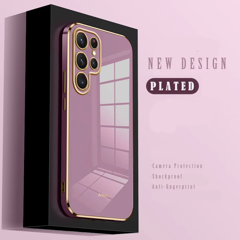 Luxury-Plated-Square-Case-For-Motorola-Moto-G22-G52-G20-G30-G50-G60-G8 ...