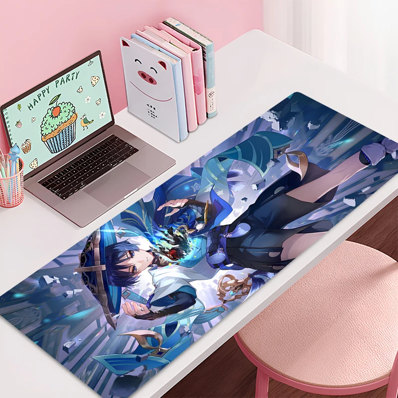 Large Mouse pad Genshin Impact Wanderer game player keyboard pad non ...