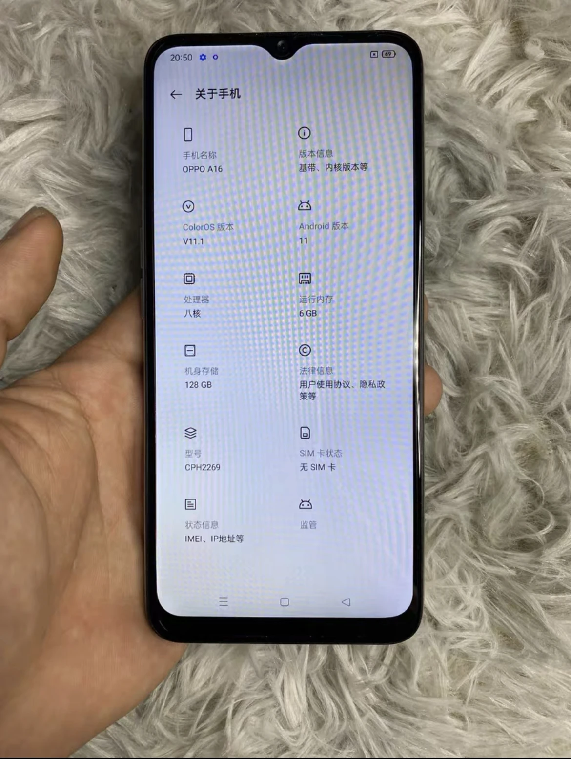 Original Unlocked Oppo A16 Dual Sim 6GB RAM+128GB Octa-core 13MP 6.52 ...