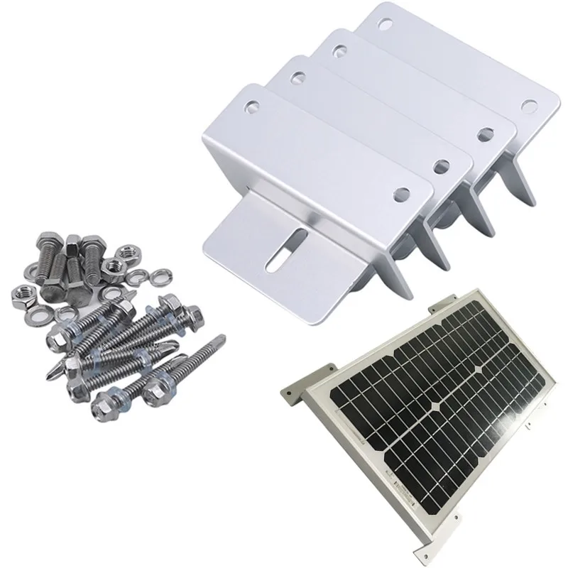 4Pcs Special Z-Style Solar Panel Roof Mounting Bracket Aluminum ...