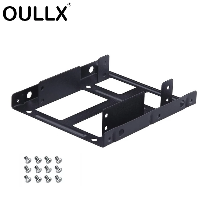 OULLX-2-5-To-3-5-Inch-Hard-Disk-Bracket-Hard-Drive-Dual-Desktop-SSD ...