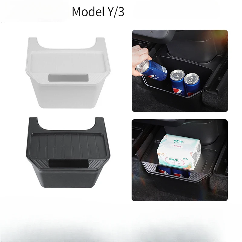 Central-Control-System-of-Tesla-Model-Y-Car-Rear-Seat-Storage-Box-Rear ...