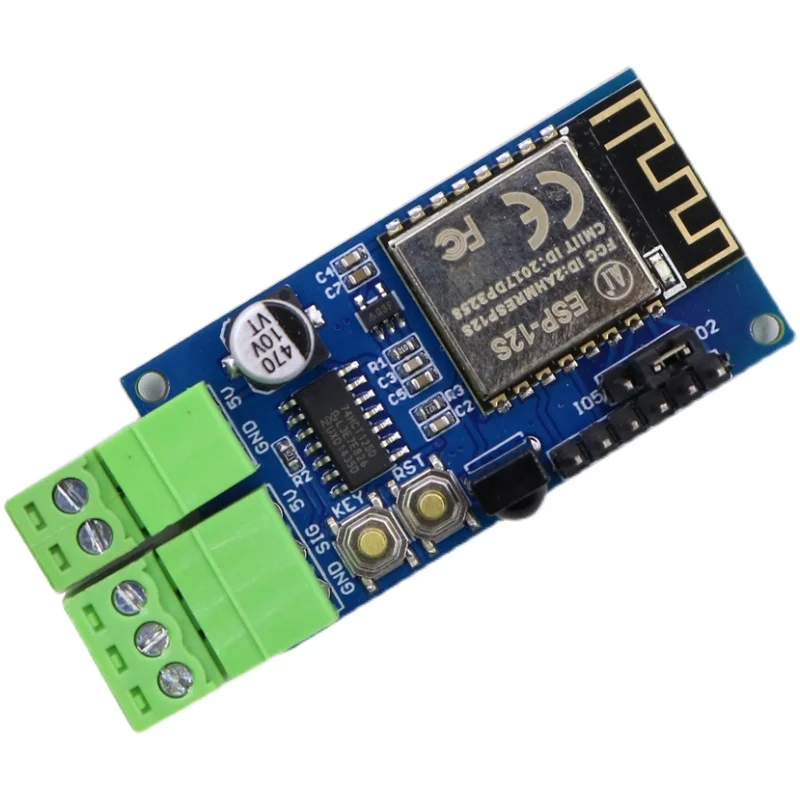 ESP8266 ESP-12S WIFI Microcontroller WS2812 LED Strip RGB Dimming Controller Support WiFi ...