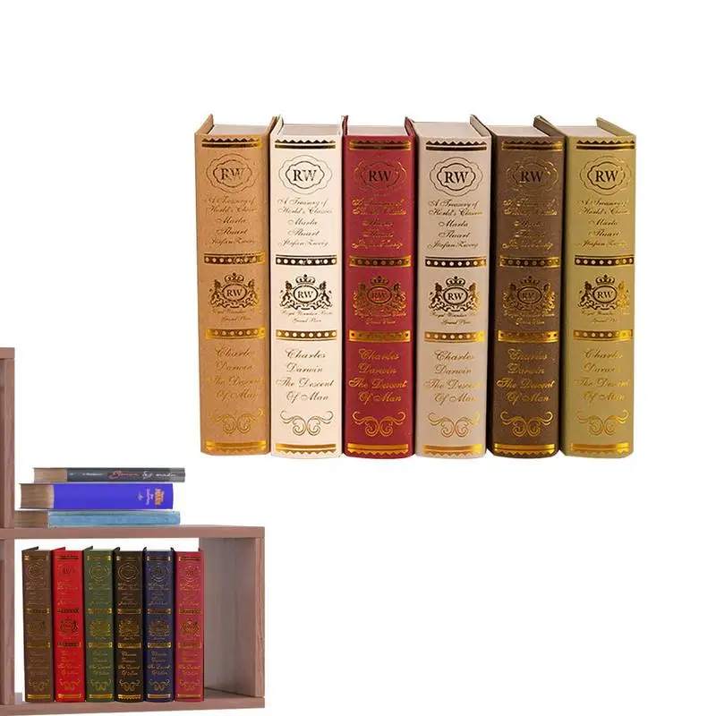 Vintage-Fake-Book-Model-Ornament-Simulation-Book-Decoration-Retro ...