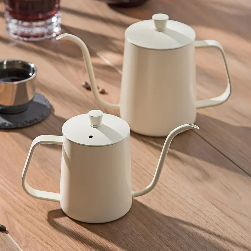 Stainless-Hand-Drip-Coffee-Hot-Water-Pot-with-Lid-Gooseneck-Kettle ...