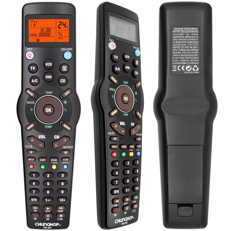 Multifunctional-6-in-1-universal-learning-remote-control-suitable-TV ...