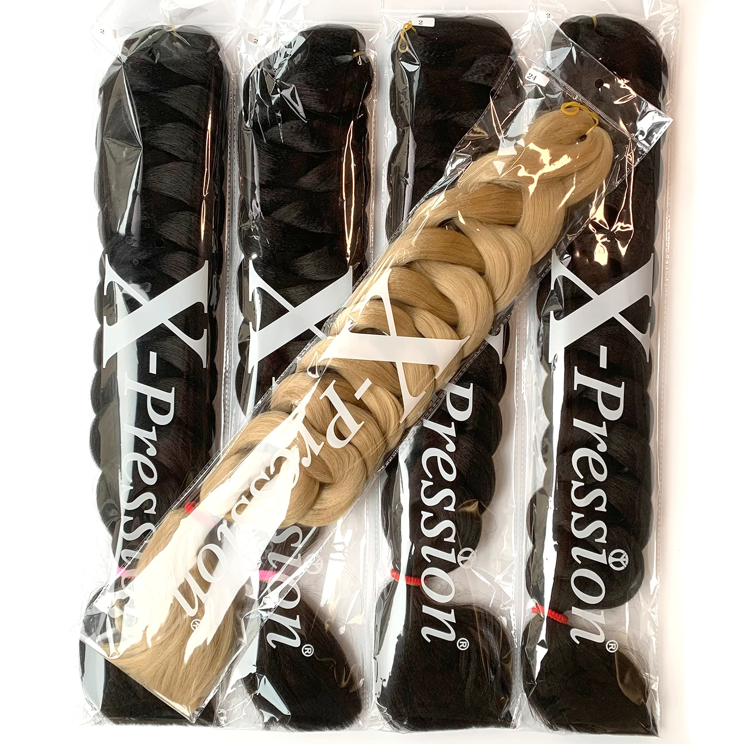82-Inch-Xpression-Jumbo-Braiding-Hair-Pre-Stretched-165g-Pure-Color ...