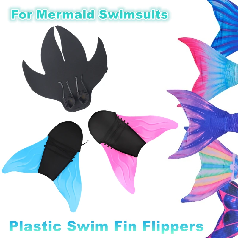 Swim-Fins-Monofin-Flippers-For-Mermaid-Tail-Swimsuits-Children-Girls ...