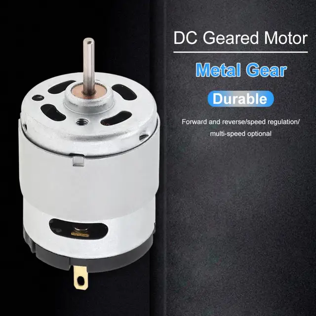 Rs360 Dc Motor 6V-12V 24000Rpm Nagysebességű Szén – FIXO.hu