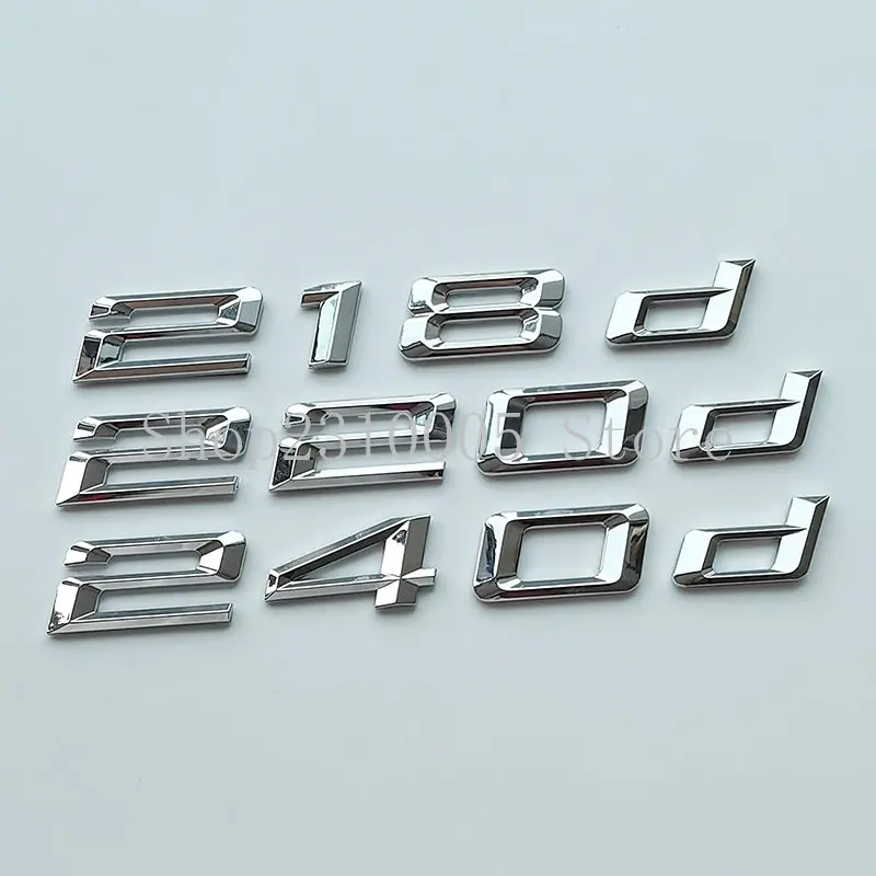 Emblema-de-letras-cromadas-para-BMW-Serie-2-218d-220d-240d-estilo-de ...