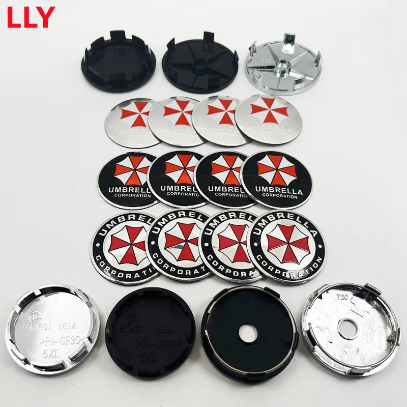 4pcs-50mm-56mm-60mm-65mm-68mm-UMBRELLA-CORPOR-Car-Wheel-Center-Cap-Rim ...