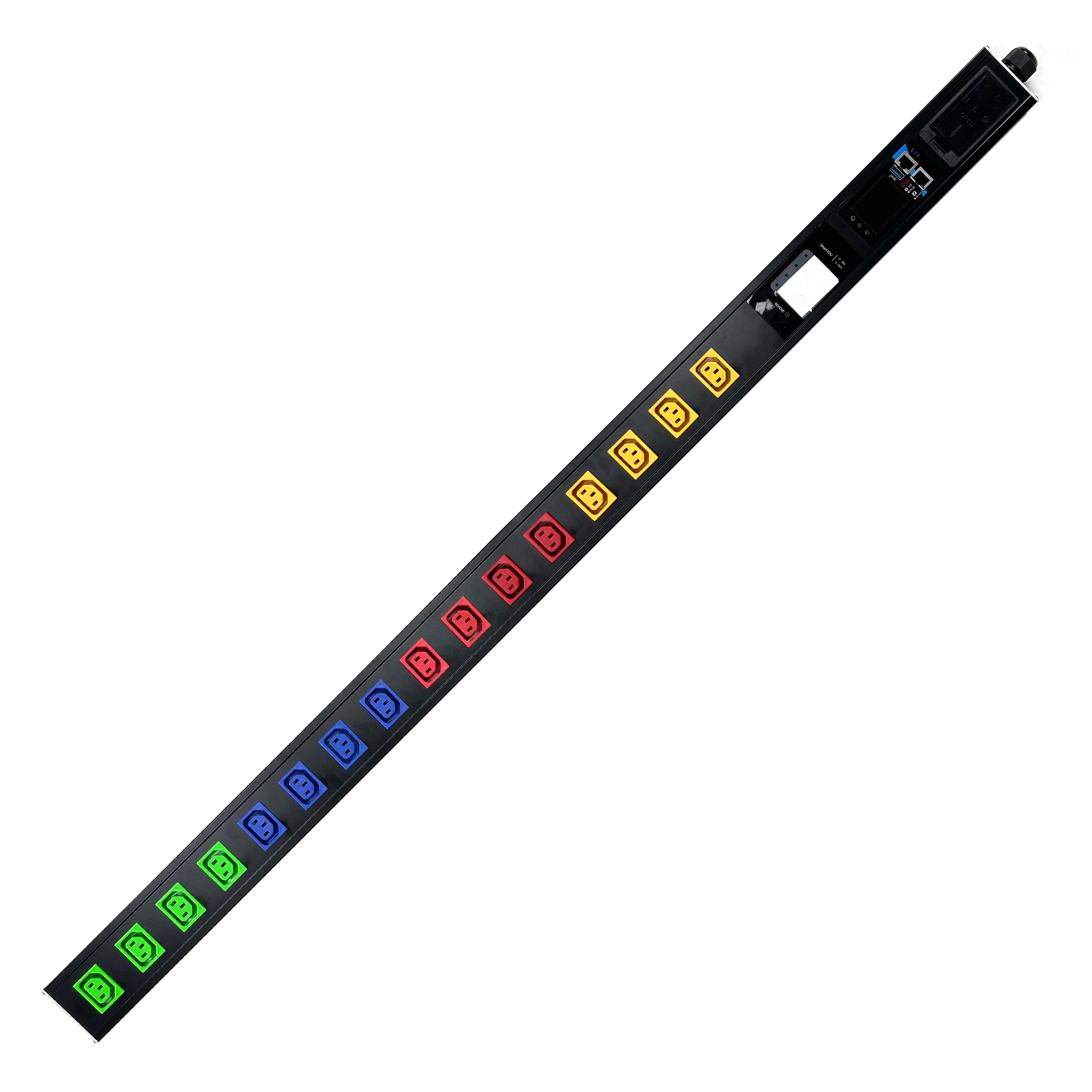 PDU Power Distribution Unit,Intelligent 0U 16-Port C13 PDU,Central ...