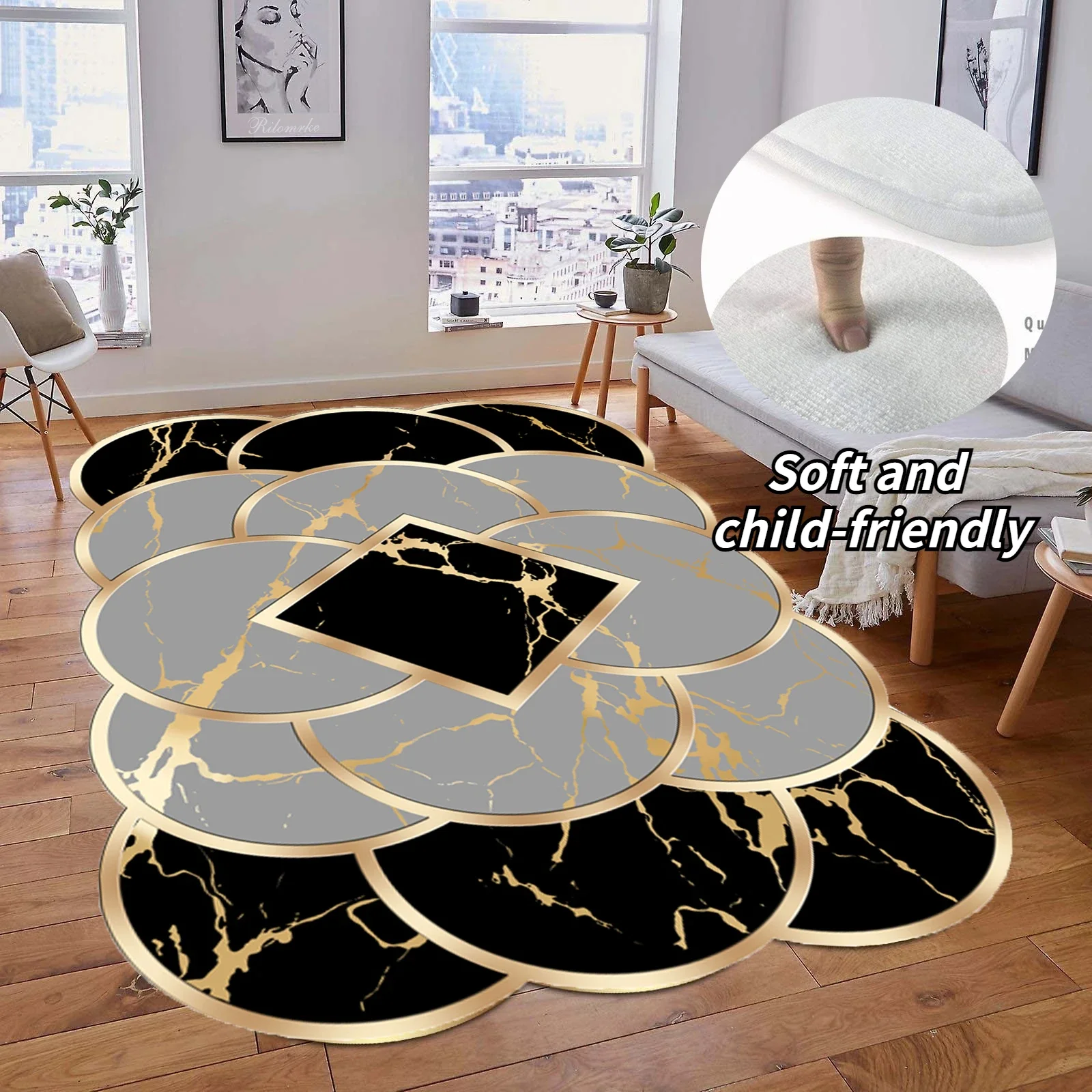 Tapis-dor-de-luxe-de-forme-sp-ciale-tapis-non-ald-tapis-de-sol-lavables ...