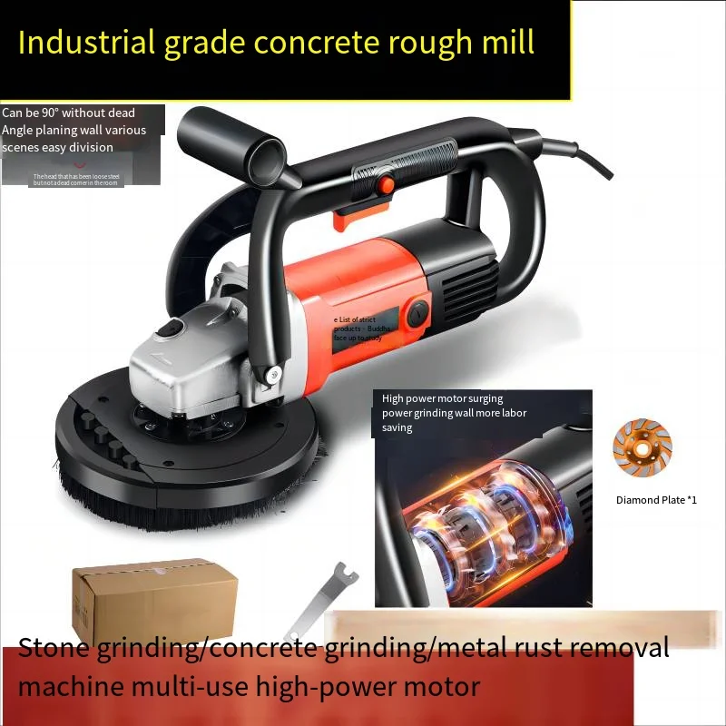 High-Power-Multi-Functional-Floor-Cement-Grinder-Wall-Concrete-Grinder ...