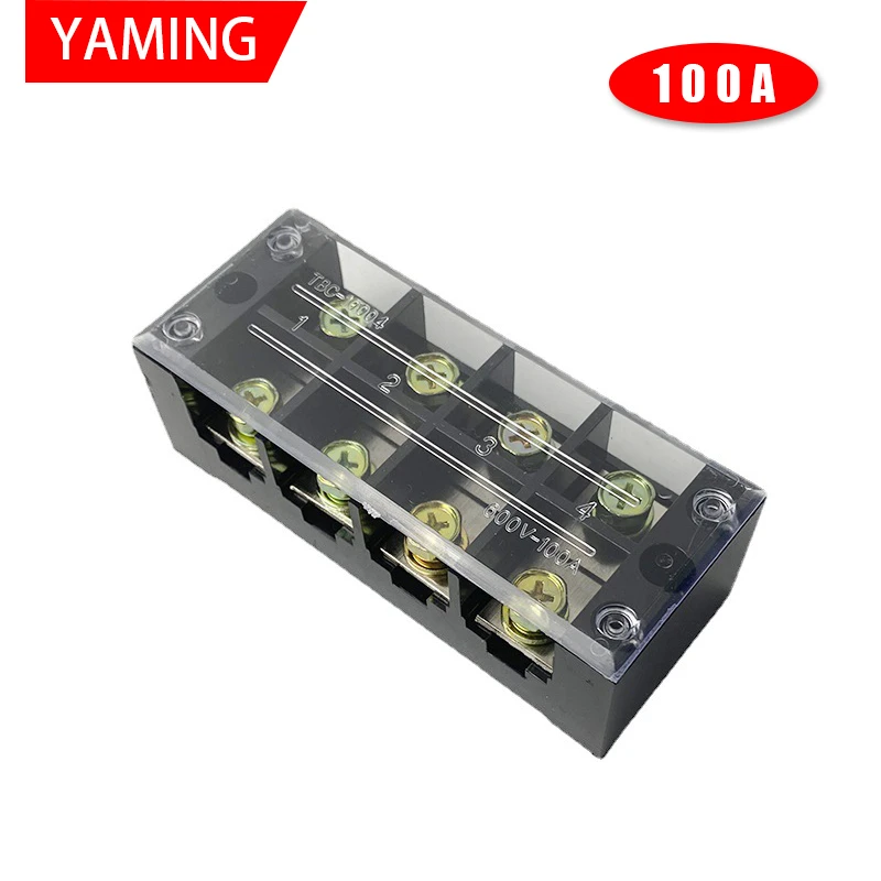 Tbc-1004/tb-1004 Fixed Type 100a 600v 4 Position 0.5-25mm2 Connection ...