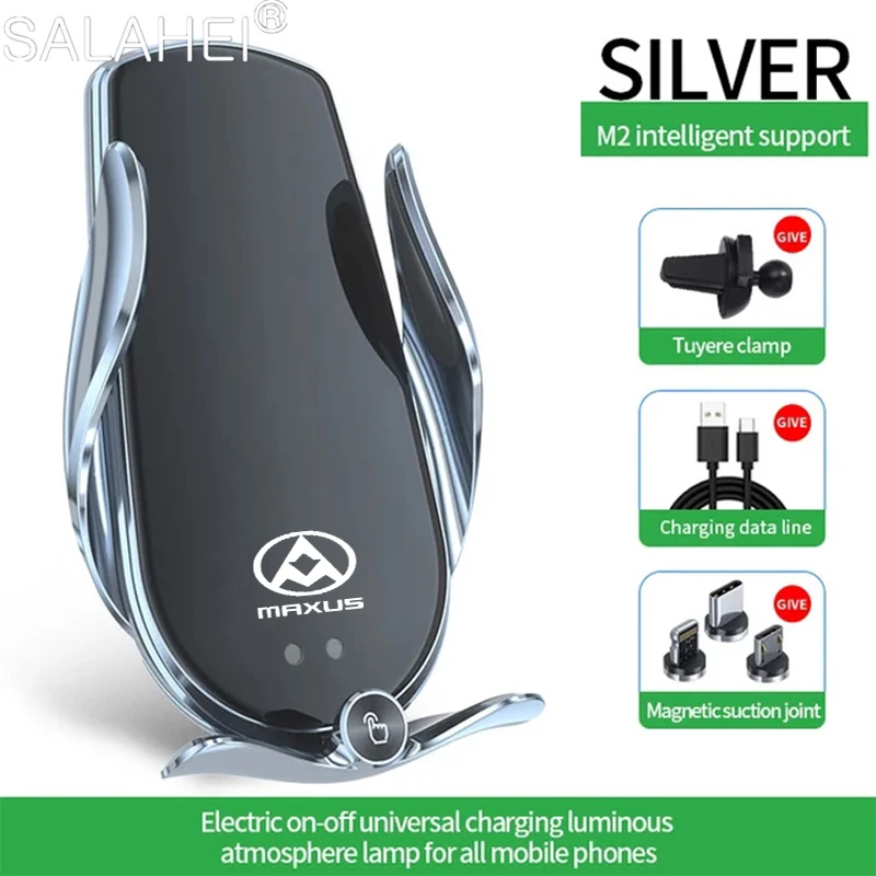 New Car Wireless Charger Phone Holder Charging Portable Bracket For ...