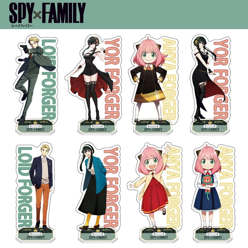 Acrylic Anime Keychain Stand | Anime Spy Keychain X Family | Acrylic ...